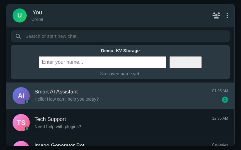 Demo Chat App