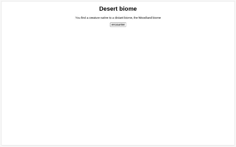 Desert biome ― Perchance Generator