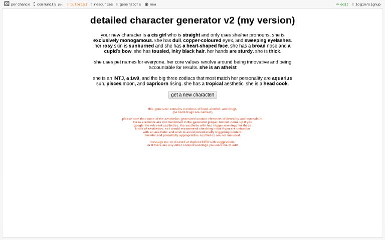 detailed character generator v2 (my version)