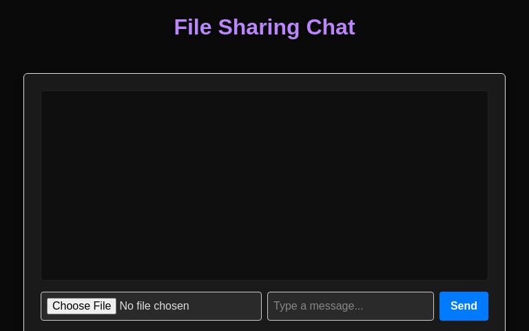 File Sharing Chat