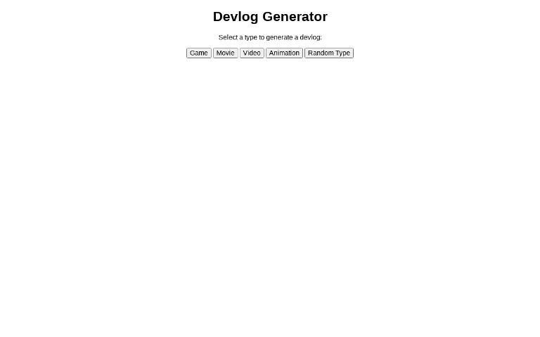 Devlog Generator