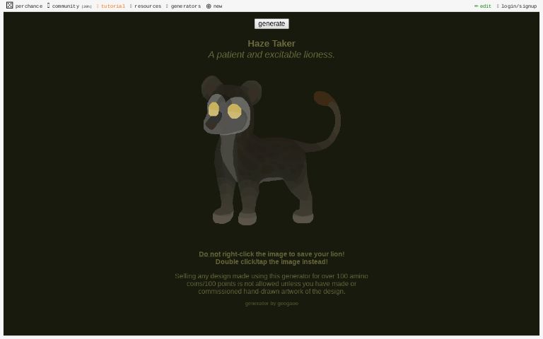 My Pride Oc Maker ― Perchance Generator