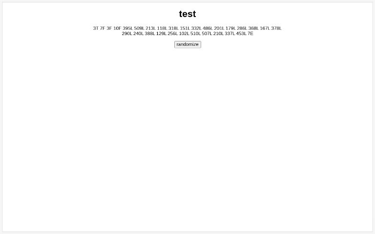 test ― Perchance Generator