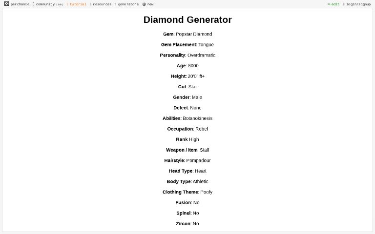 Diamond Generator