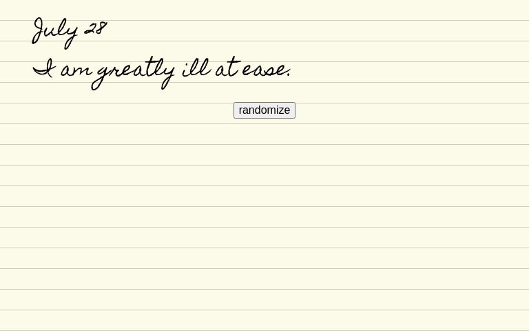 Diary Entry Generator