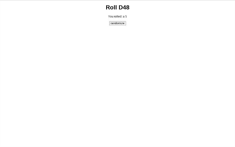 Roll D48 ― Perchance Generator