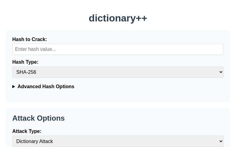 dictionary++ ― Perchance Generator