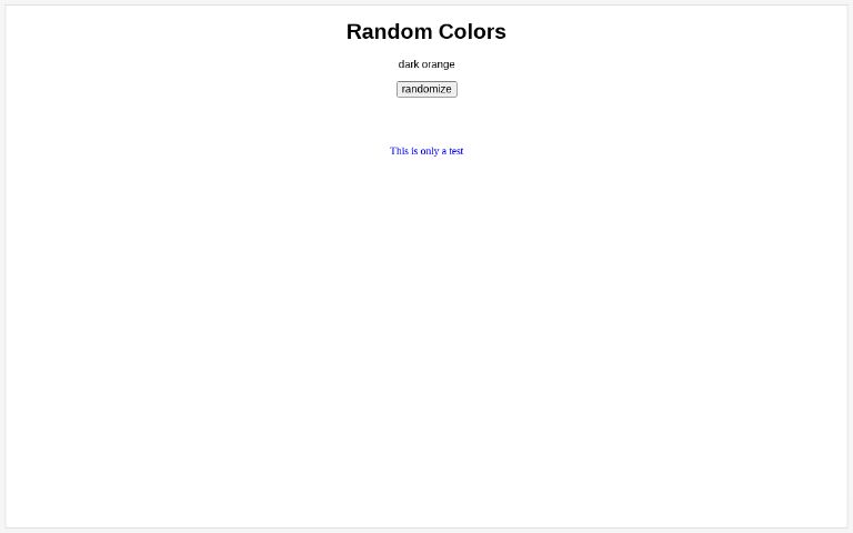 Random Colors ― Perchance Generator