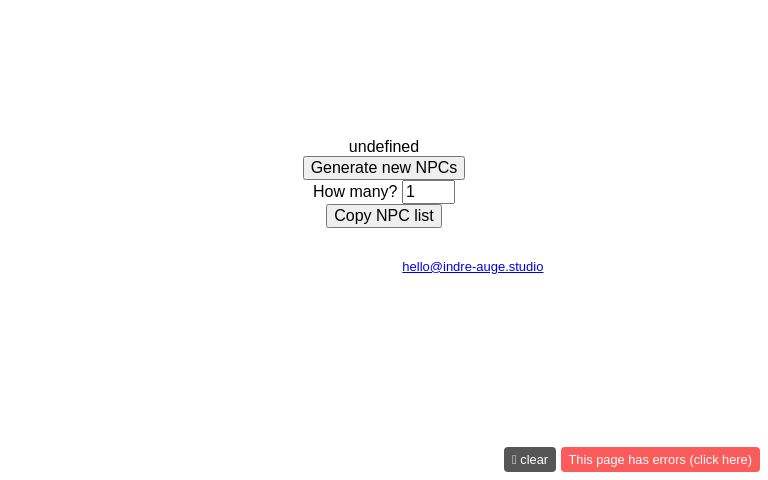 NPC generator