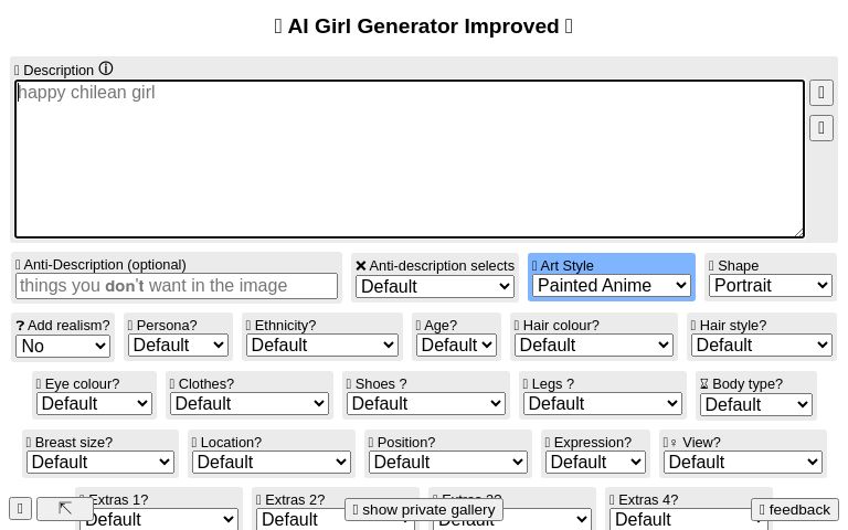 AI Girl Generator Improved (free, no sign-up, no limits)