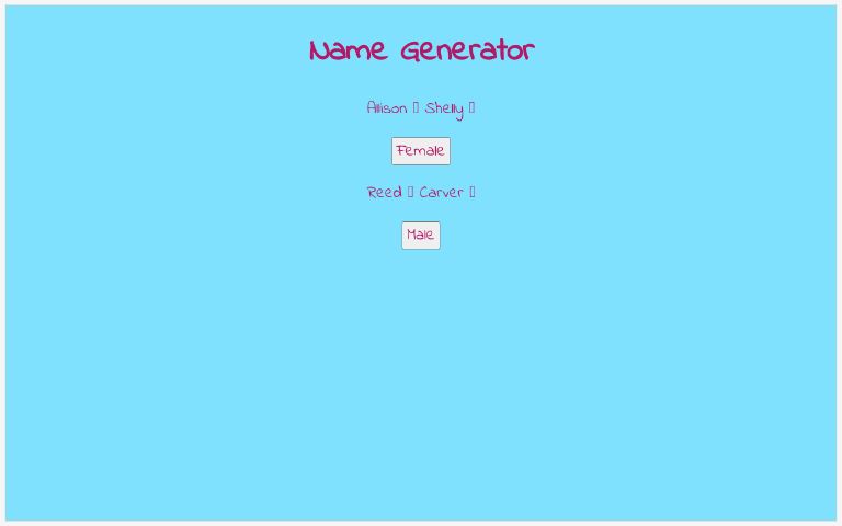 Name Generator