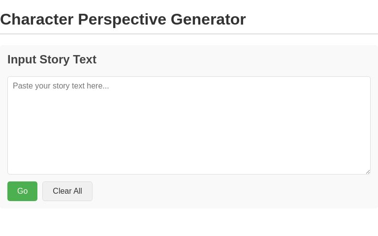 Character Perspective Generator