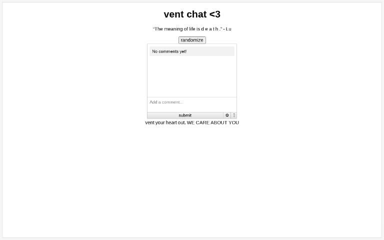 vent chat