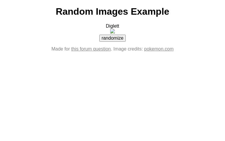 Random Images Example ― Perchance Generator