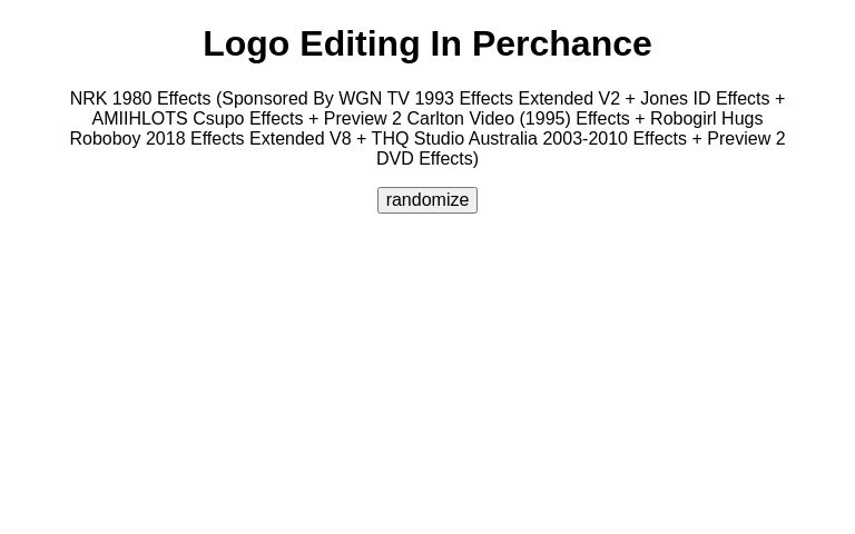 Logo Editing In Perchance ― Perchance Generator