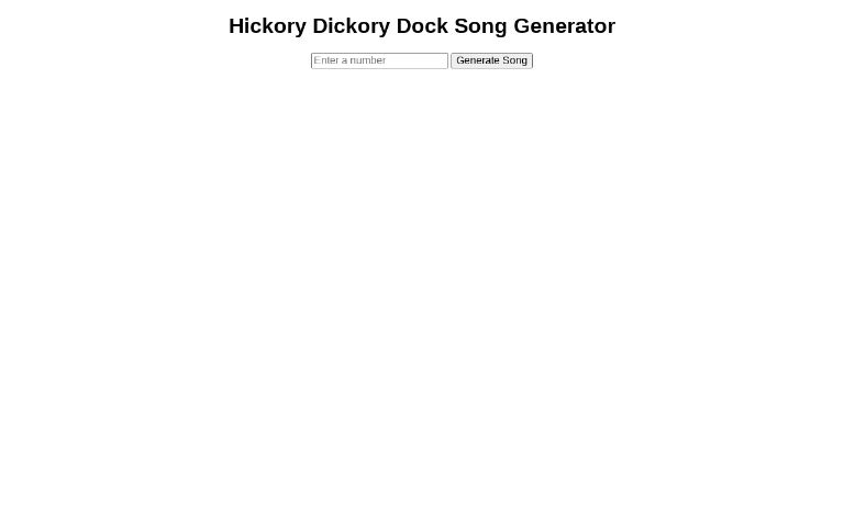 dkudmgbk0q-hickory-dickory-dock ― Perchance Generator