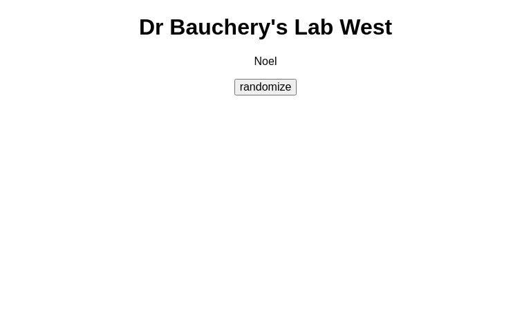 Dr Bauchery's Lab West ― Perchance Generator