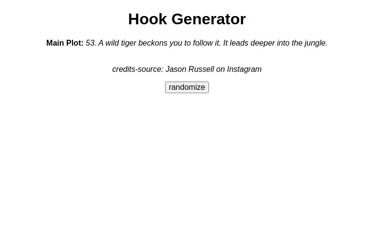Hook Generator
