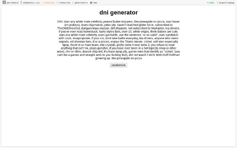 dni generator