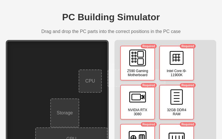 PC Building Simulator ― Perchance Generator