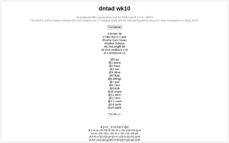 dntad wk10 ― Perchance Generator