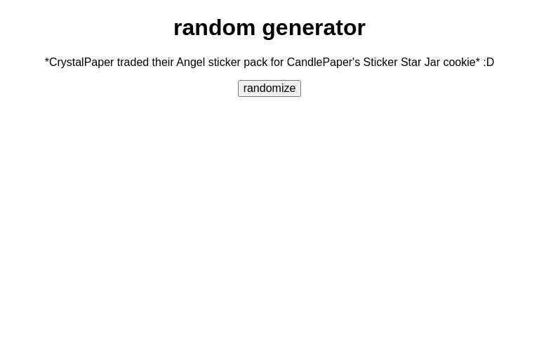 random generator