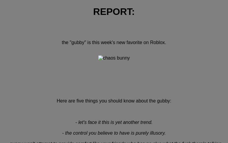 REPORT: ― Perchance Generator