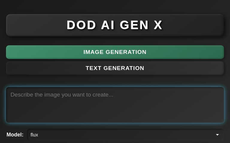 DOD AI GEN X