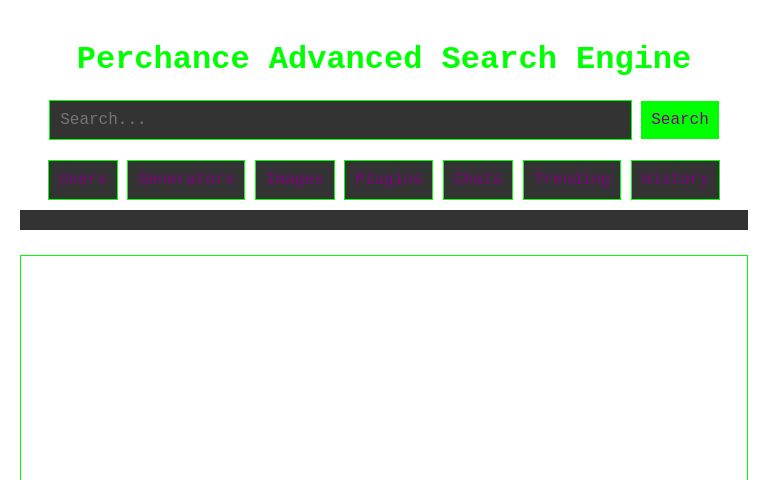Perchance Advanced Search Engine ― Perchance Generator