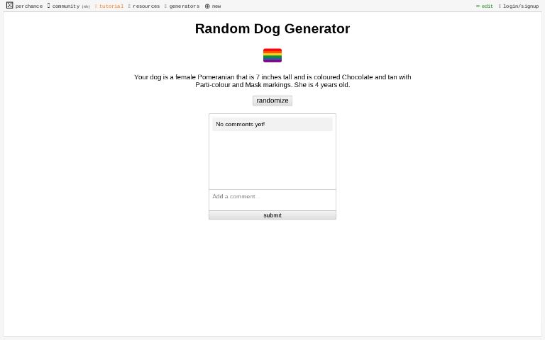 Random Dog Generator