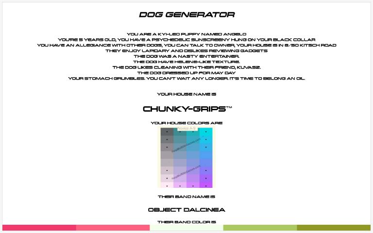 DOG GENERATOR