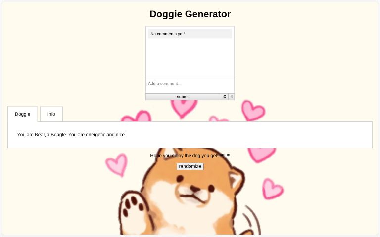 Doggie Generator