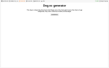Dog oc generator