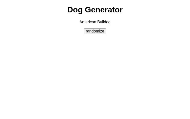 Dog Generator