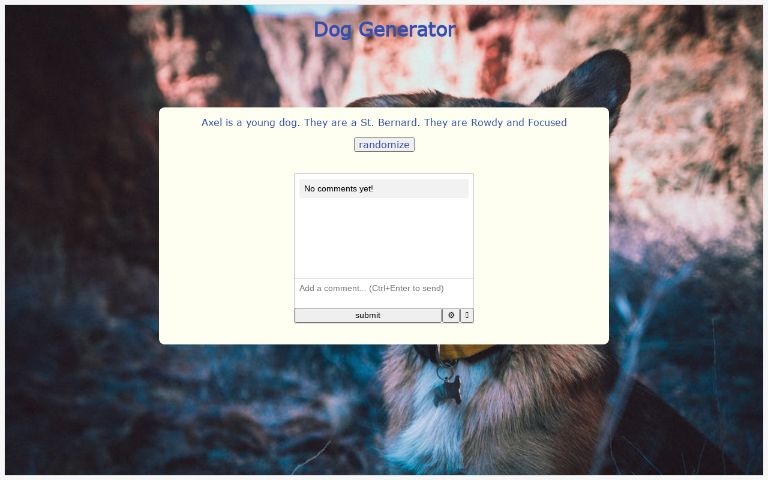 Dog Generator