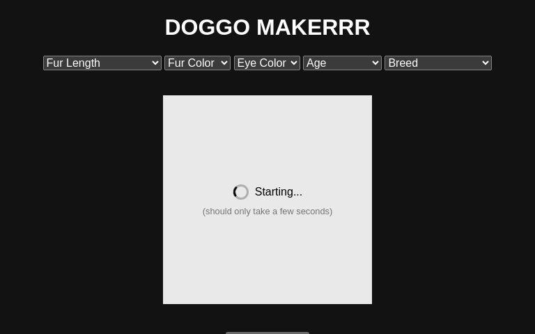 🐕 Doggo Maker 🐕 ― Perchance Generator