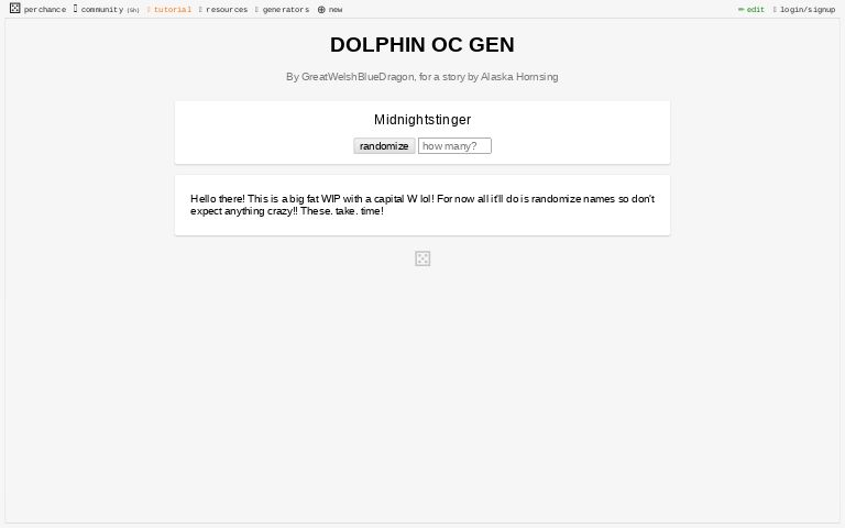 DOLPHIN OC GEN