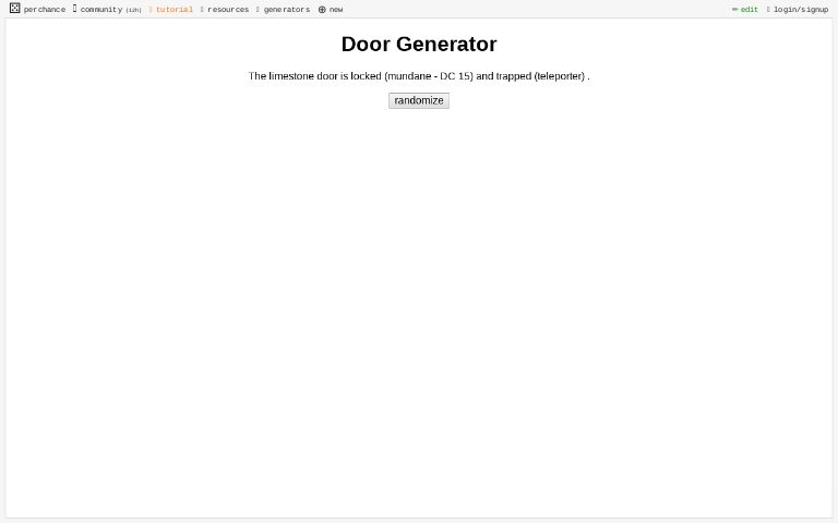Door Generator