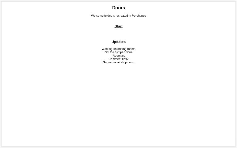 Doors ― Perchance Generator