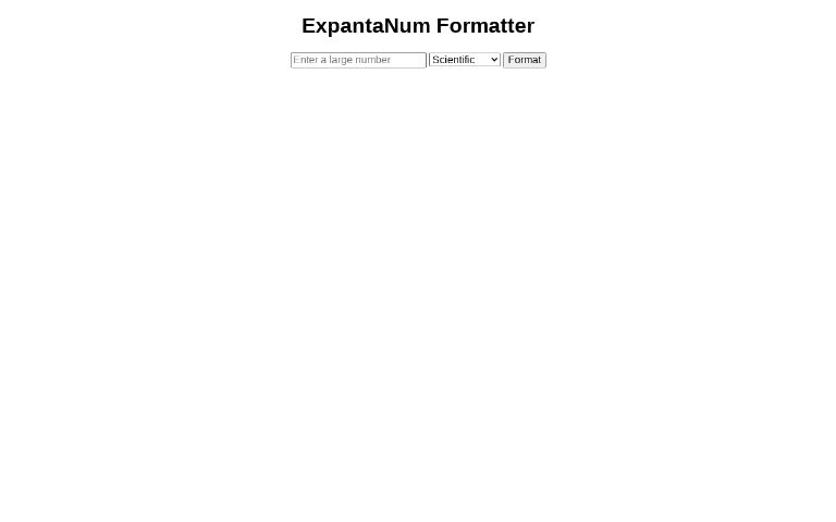 ExpantaNum Formatter ― Perchance Generator