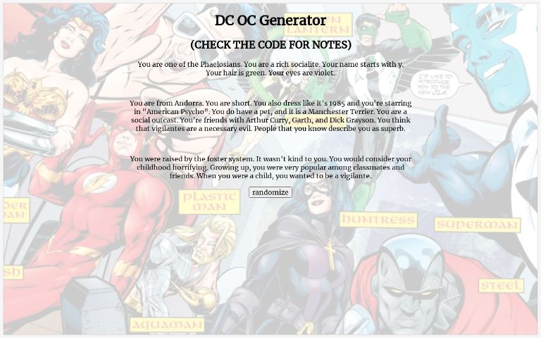 DC OC Generator