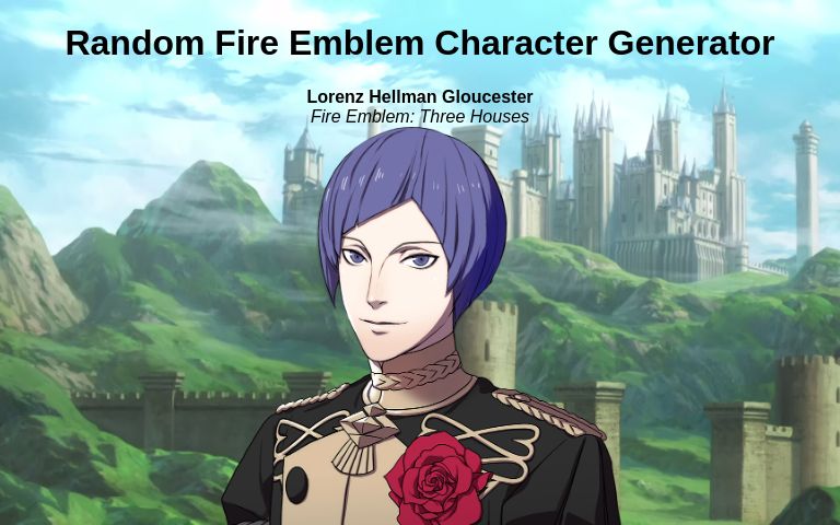 Random Fire Emblem Character Generator
