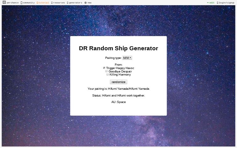 DR Random Ship Generator