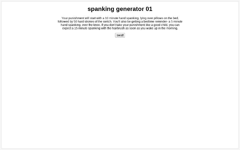 spanking generator 01