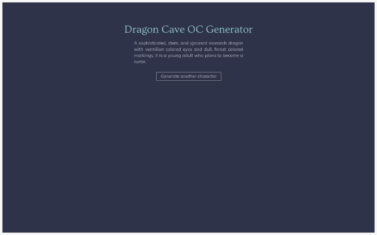 Dragon Cave OC Generator