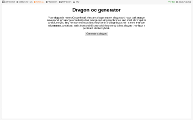 Dragon oc generator