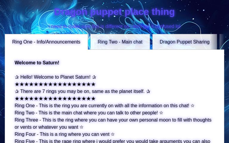 Dragon puppet place thing ― Perchance Generator