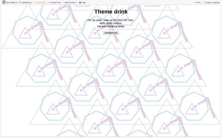 Theme drink ― Perchance Generator