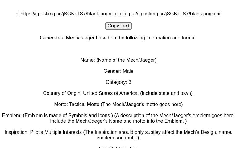 Drm Evas ― Perchance Generator