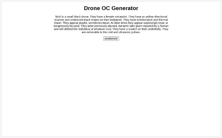 Drone OC Generator